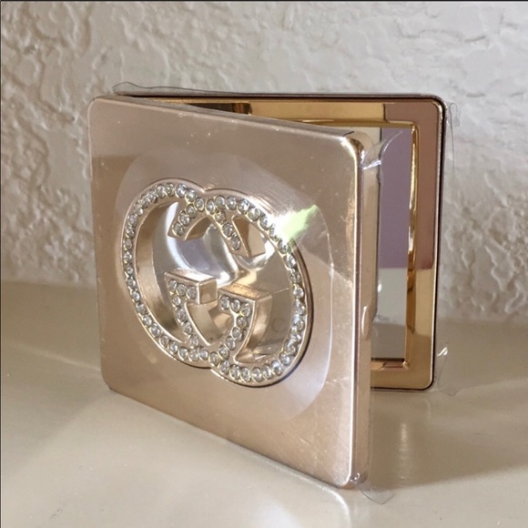 Gucci | Accessories | New Gucci Crystal Diamond Edition Compact Mirror ...